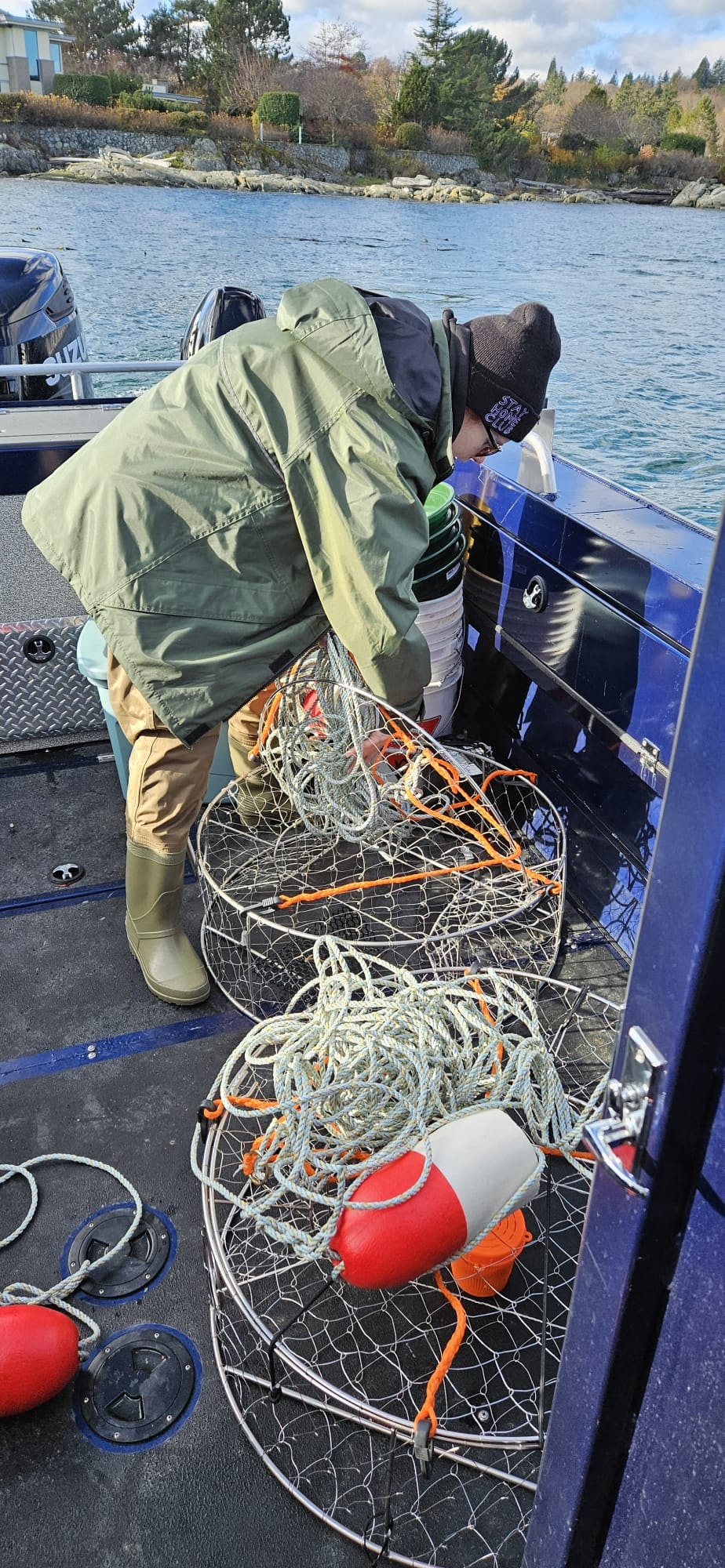 Songhees Marine Team Forage Fish and Crab Sampling — Songhees Nation